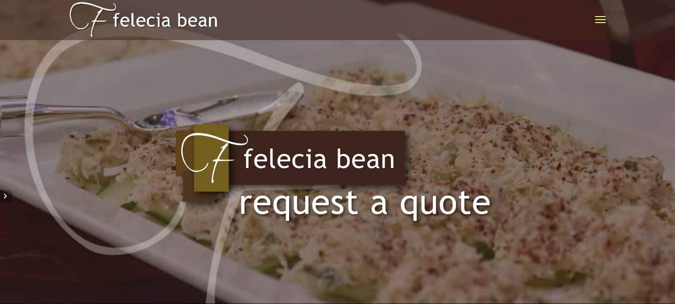 Request a Quote - Felecia Bean Catering